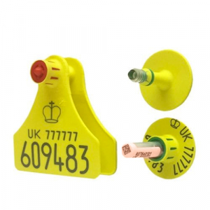 Combo 14 DNA - Medium Flag with Tissue Sampling Button | Cattle tags ...